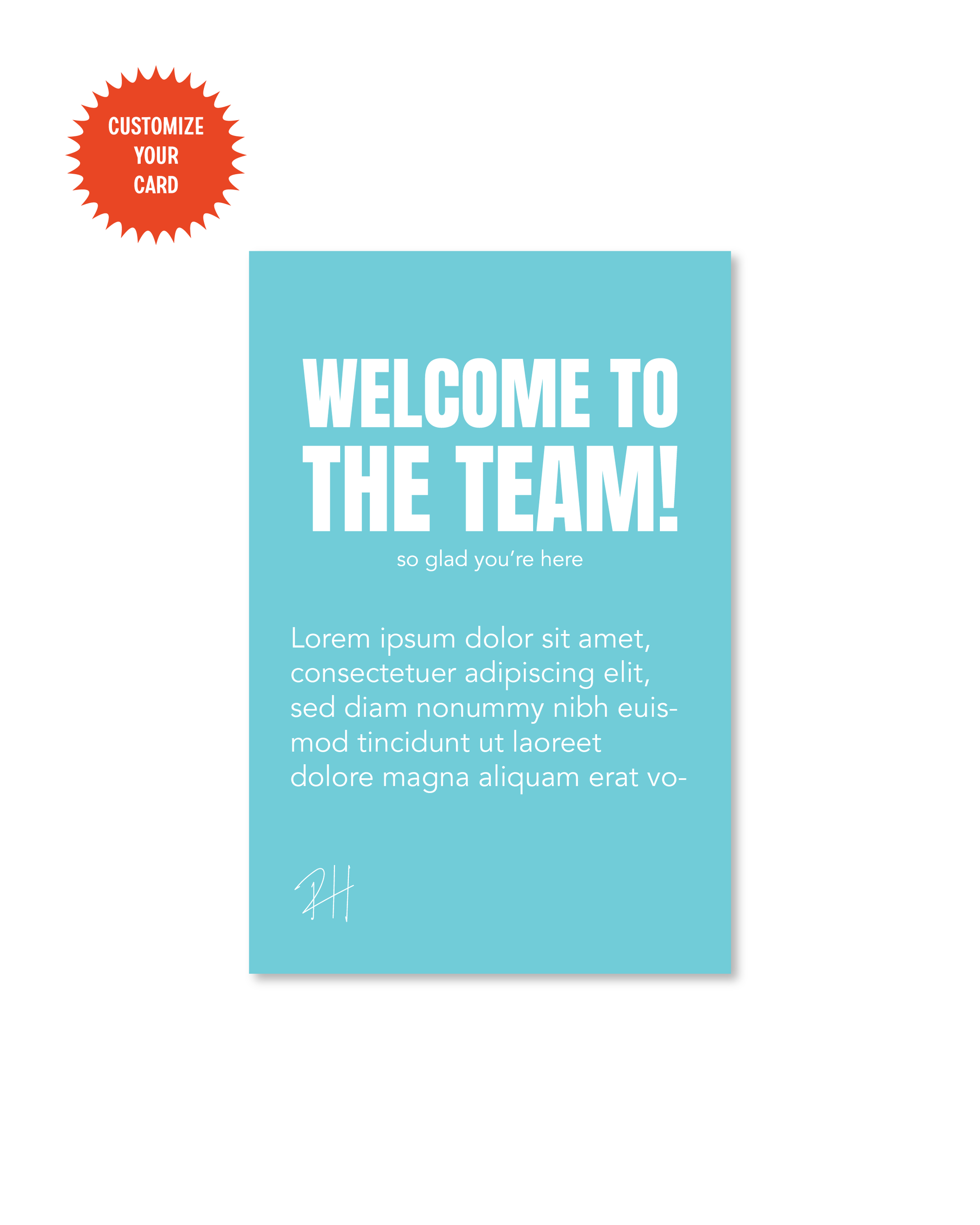 Welcome To The Team Sign New Hire Onboarding Welcome Gift Box – Swag