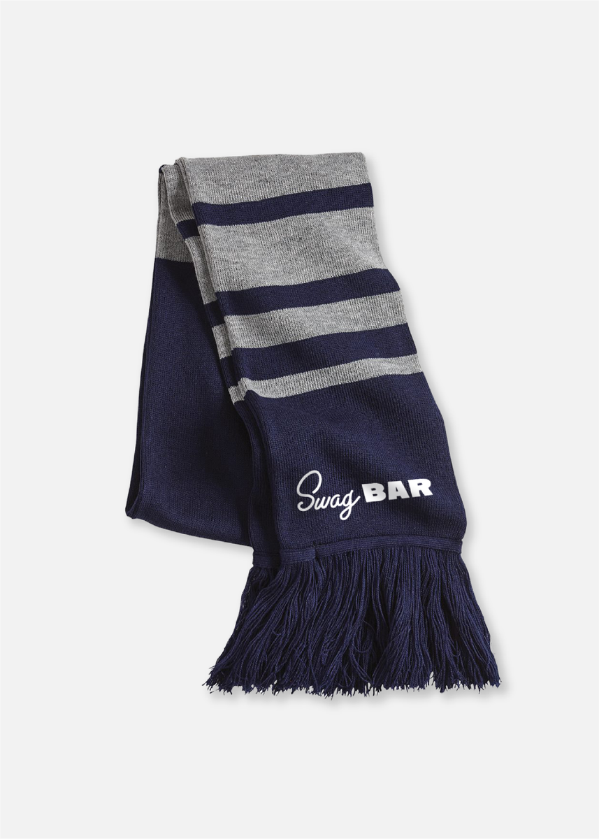 Embroidered Knit Scarf – Swag Bar
