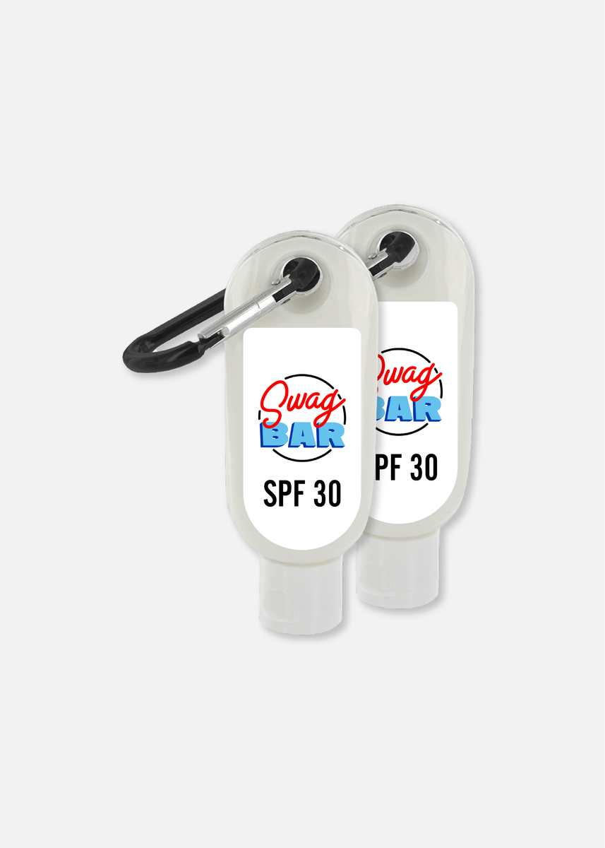 1.9 oz. SPF 30 Sunscreen w/ Carabiner – Swag Bar